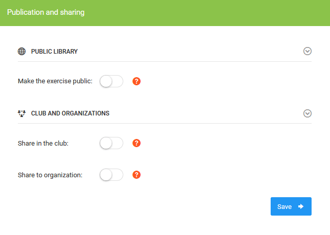 ProTrainUp - Creating new exercise